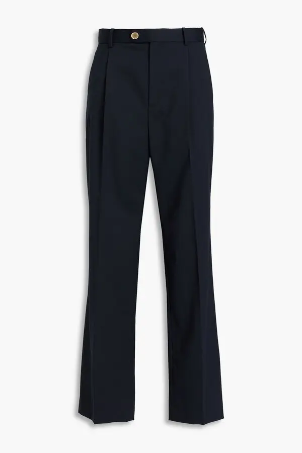 Sandro Twill Wide-leg Pants