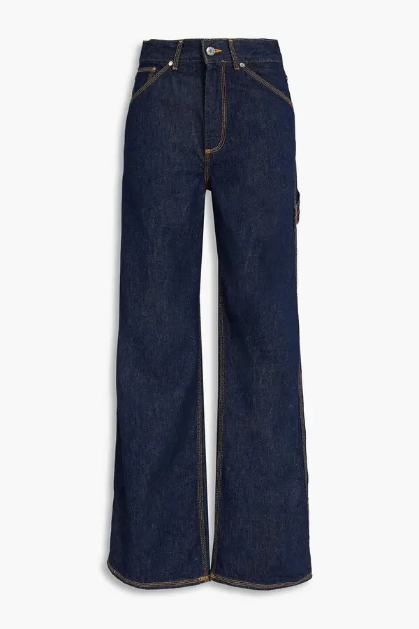 Sandro High-rise Wide-leg Jeans
