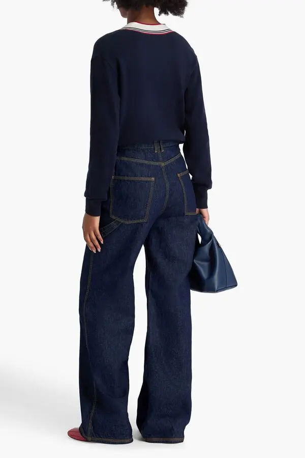 Sandro High-rise Wide-leg Jeans