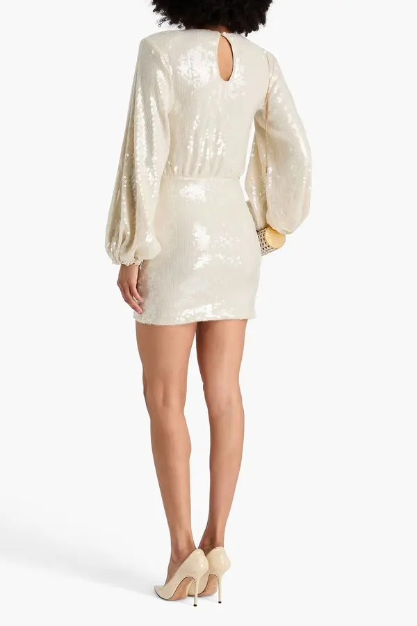 Remain Birger Christensen Sequined Mesh Mini Dress
