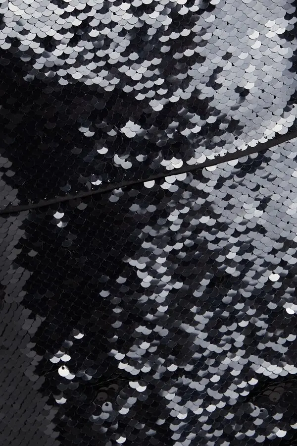 GANNI Sequined Crepe Mini Dress