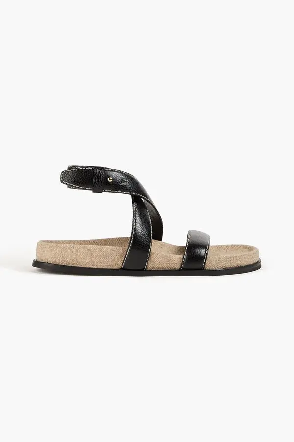 TOTEME Pebbled Leather Sandals