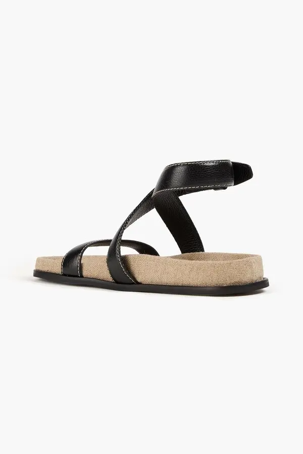 TOTEME Pebbled Leather Sandals