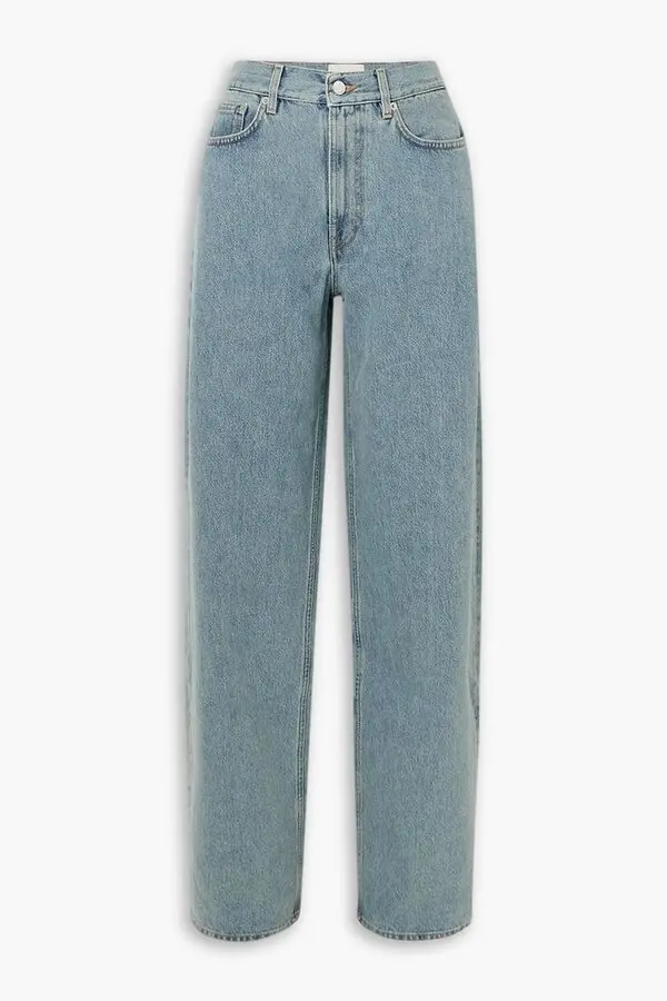 Loulou De Saison Samur High-rise Straight-leg Jeans - Light Denim