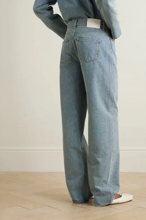 Loulou De Saison Samur High-rise Straight-leg Jeans - Light Denim