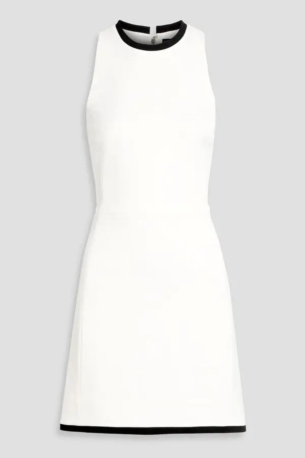 Alice + Olivia Marisol Crepe Mini Dress