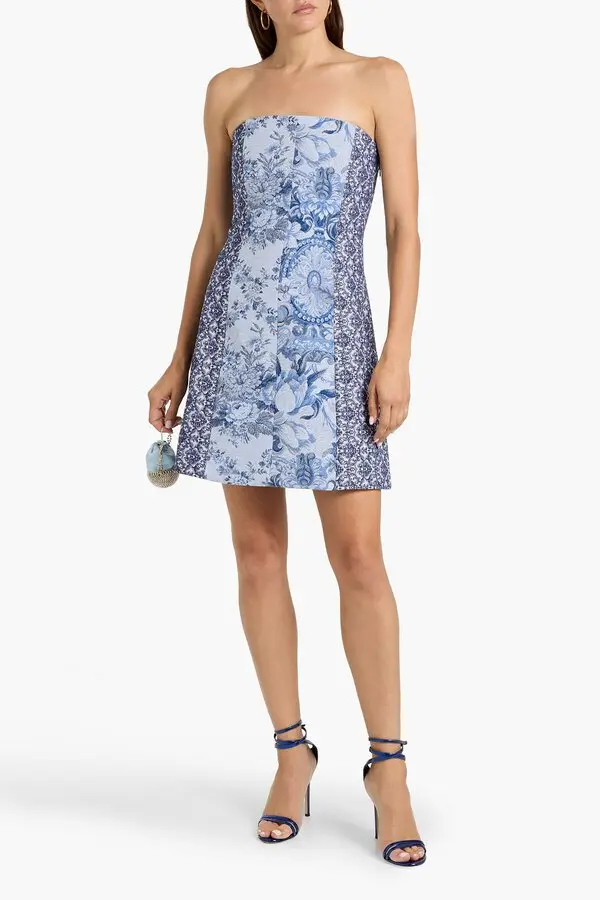 Alice + Olivia Violet Strapless Mini Dress