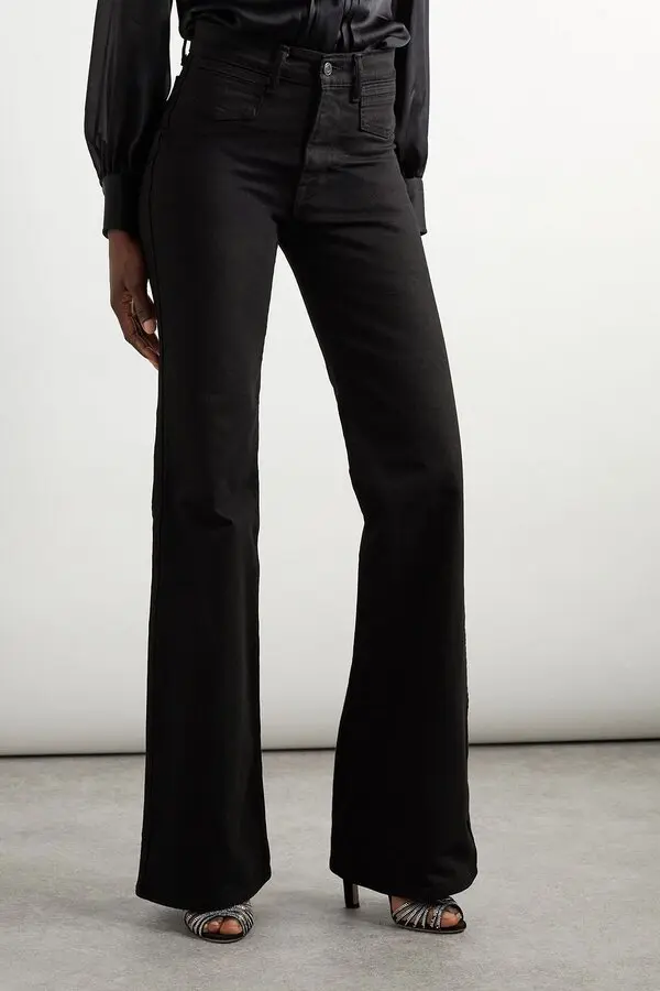 TOM FORD Mid-rise Flared Jeans - Black