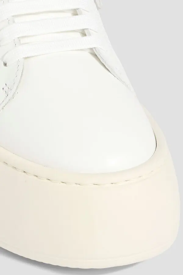 GIUSEPPE ZANOTTI Leather Platform Sneakers