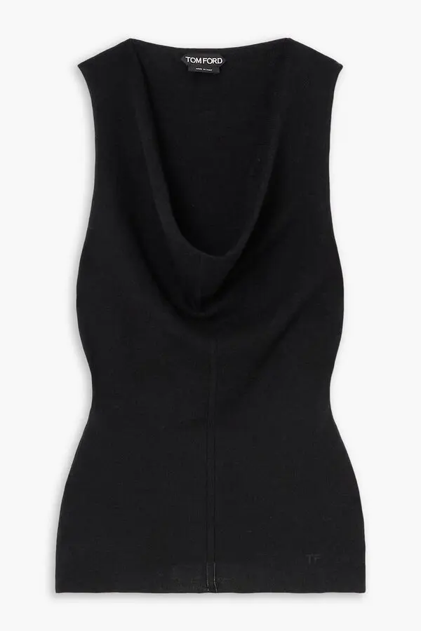 TOM FORD Draped Wool Tank