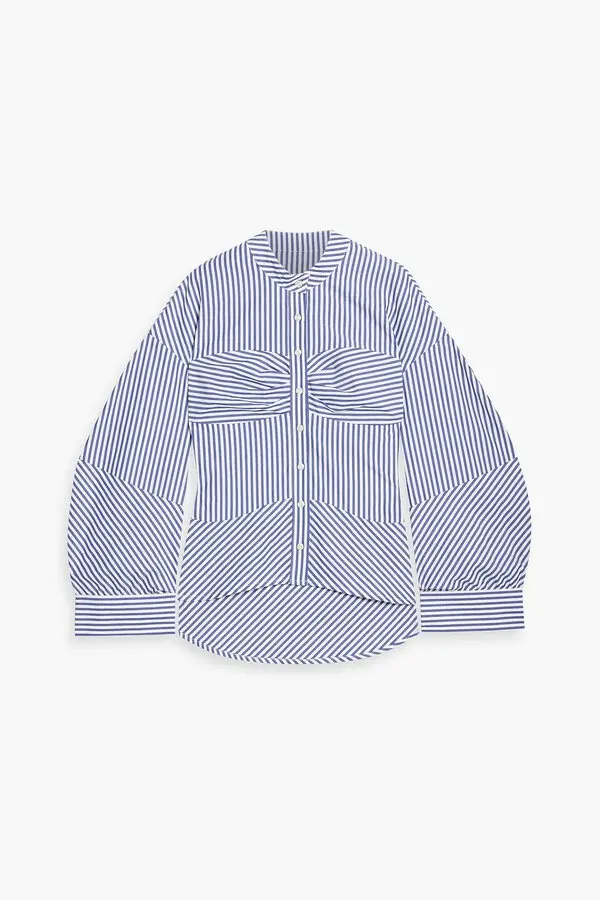 KIKA VARGAS Rigoberta Cotton Shirt - Cobalt Blue