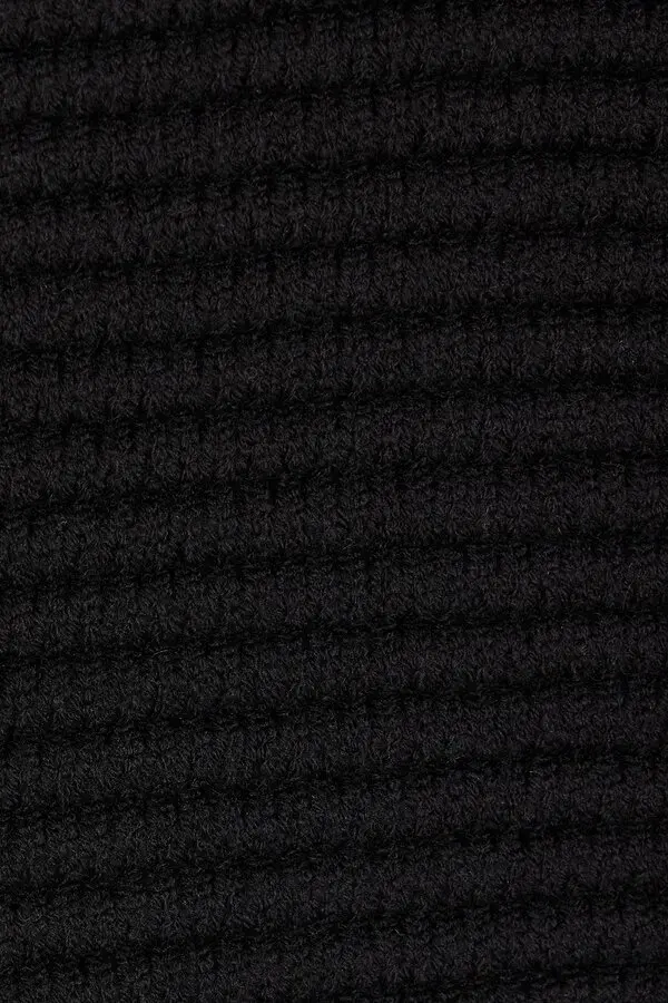 Another Tomorrow Ribbed Merino Wool-blend Sweater - Black