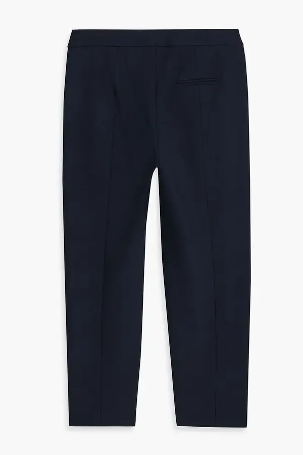 Oscar De La Renta Tapered Wool-blend Pants