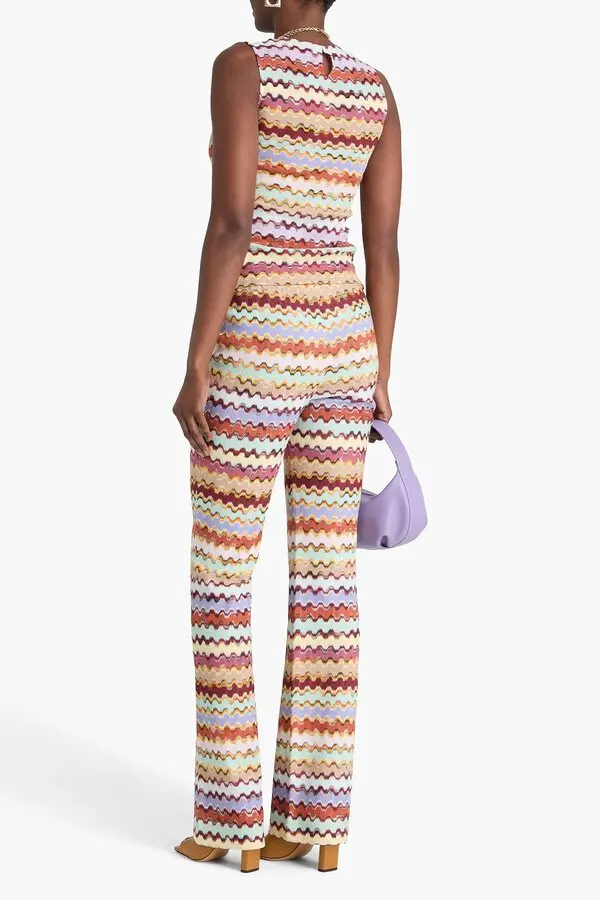 Missoni Crochet-knit Cotton-blend Top