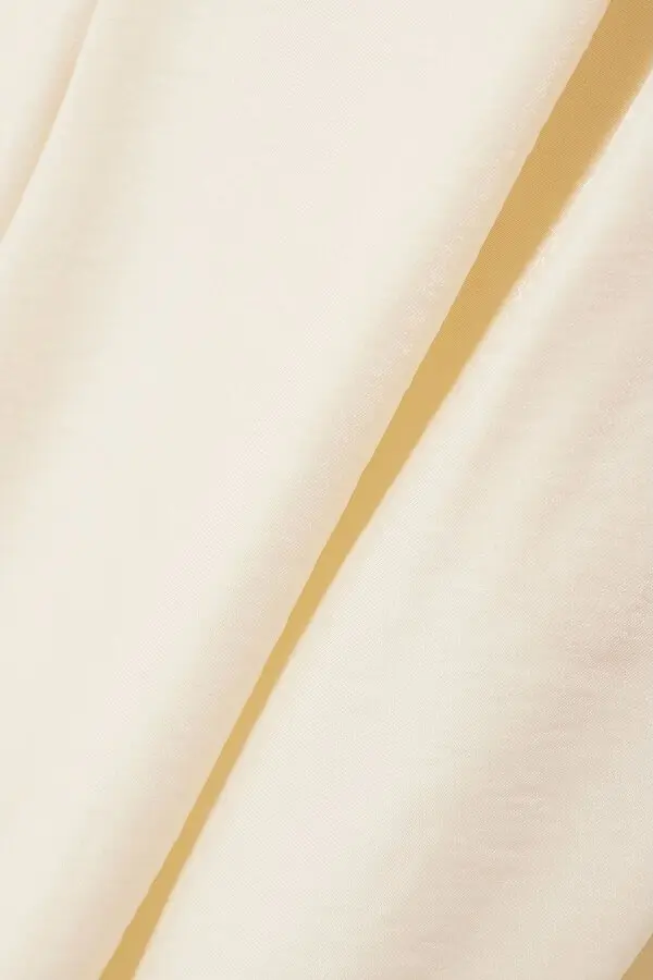Ralph Lauren Greer Habotai Wide-leg Pants - Ivory