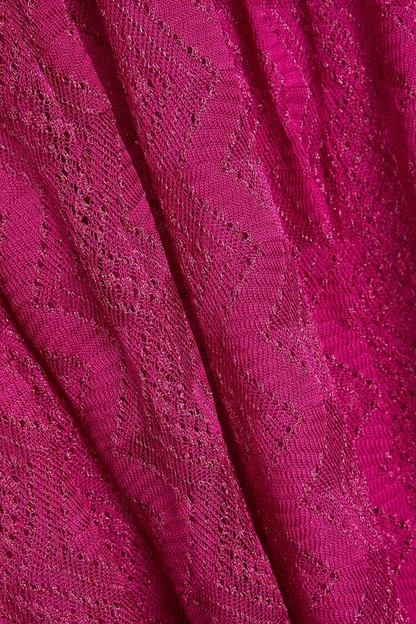 Missoni Metallic Crochetknit Coverup