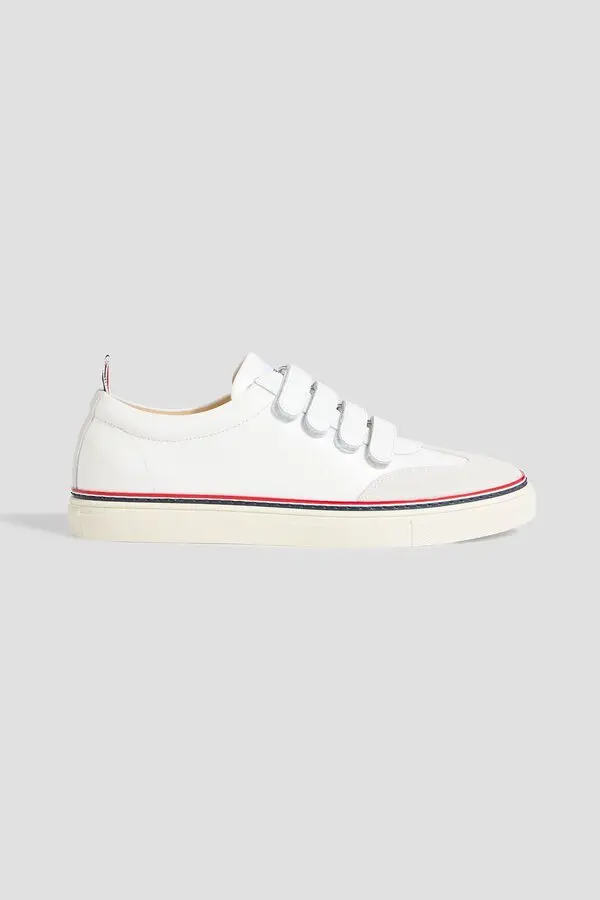 Thom Browne Suede And Leather Sneakers
