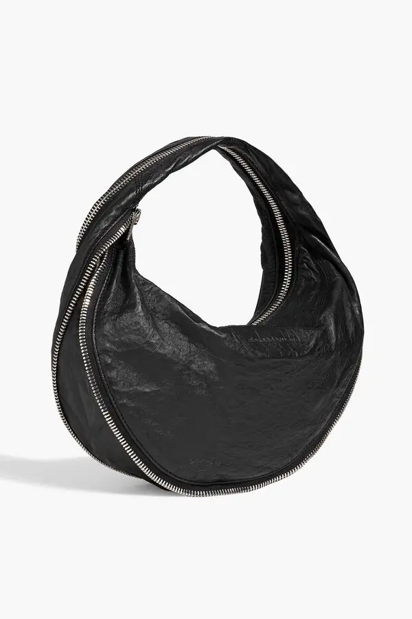 Alexander Wang Twyst Crinkled Leather Tote - Black