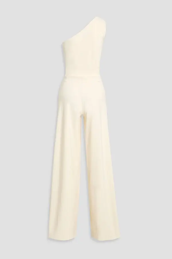 Chiara Boni La Petite Robe One-shoulder Stretch-jersey Wide-leg Jumpsuit