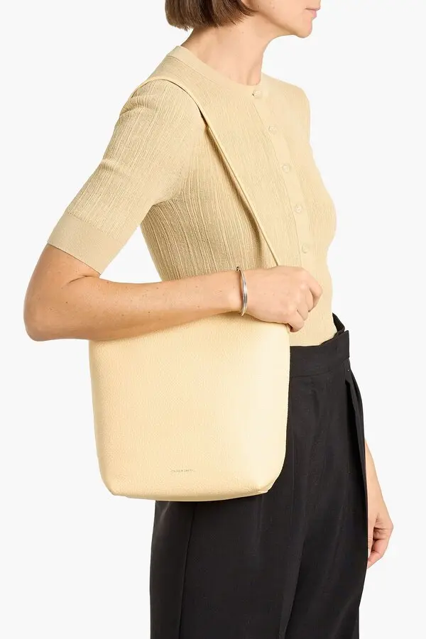 MANSUR GAVRIEL Small Pebbled Leather Cabas Tote