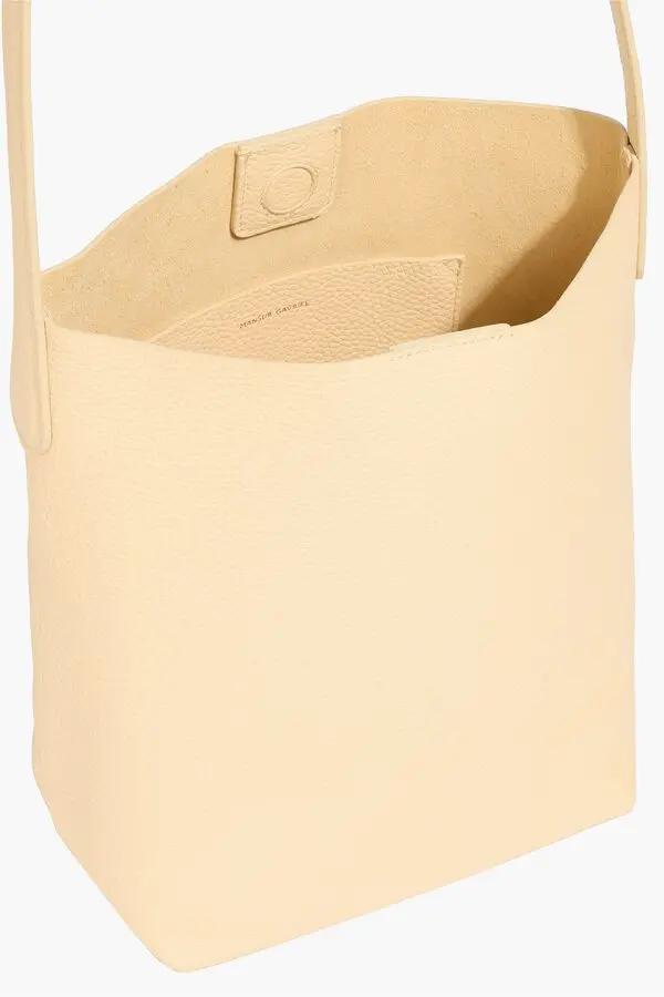 MANSUR GAVRIEL Small Pebbled Leather Cabas Tote