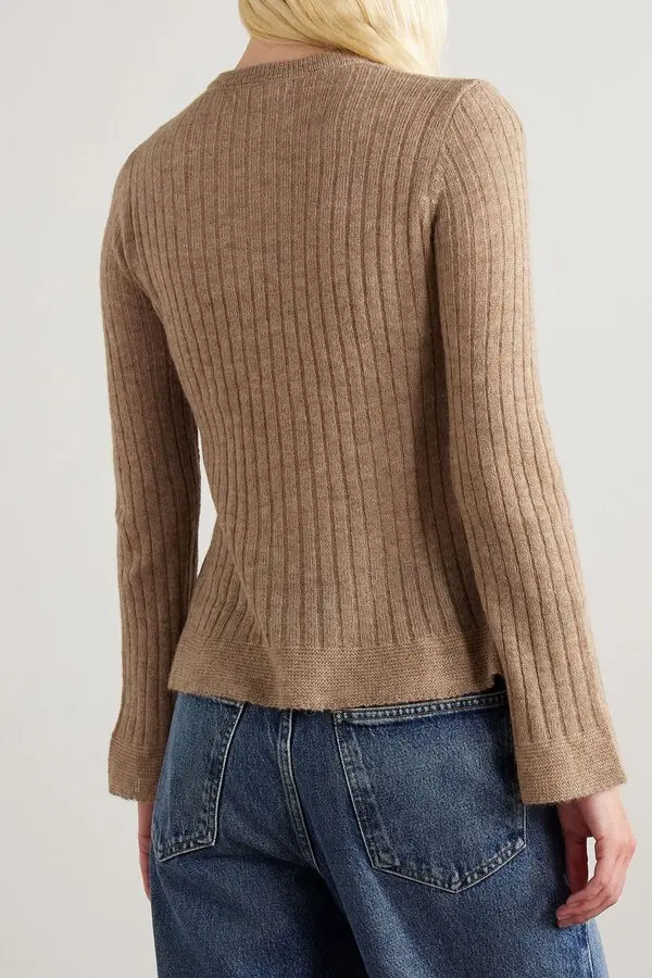 Ulla Johnson Magda Pompom-detailed Alpaca-blend Sweater