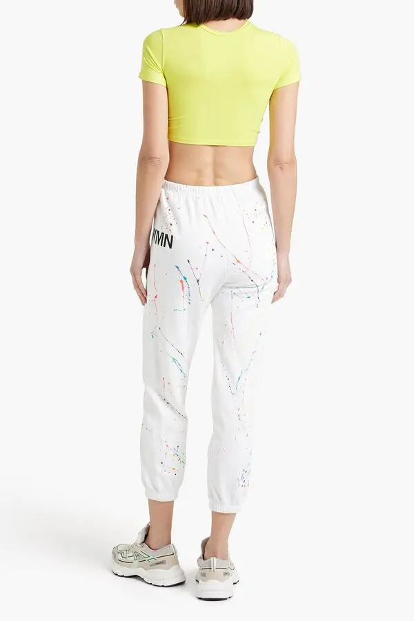 Sprwmn Printed French Terry Track Pants