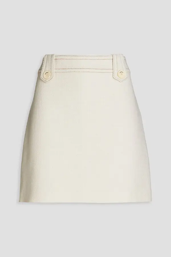 Sandro Cotton-blend Tweed Mini Skirt