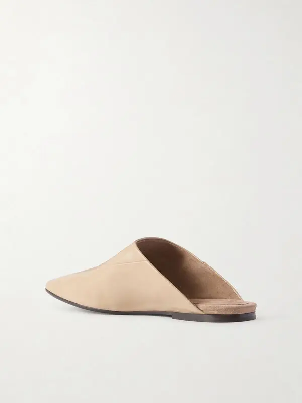 Brunello Cucinelli Leather Slip-on Mules