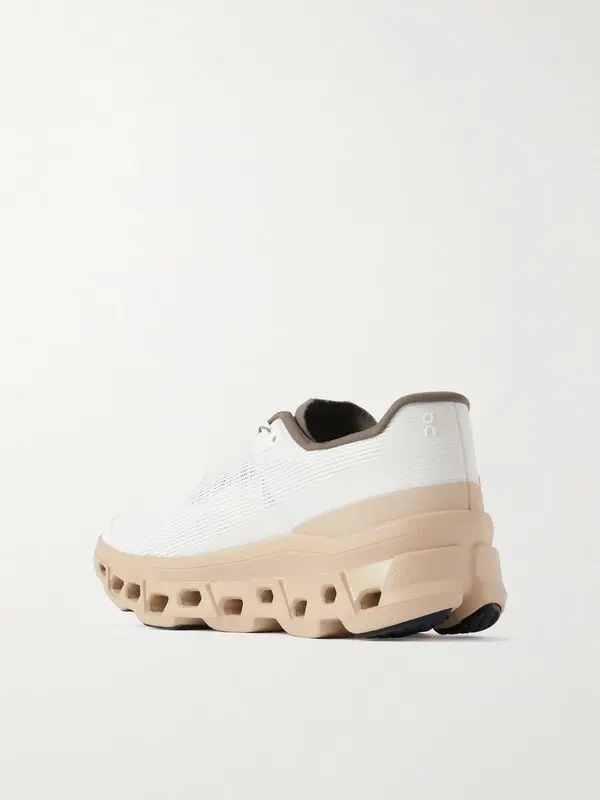 On Cloudmonster Void Lace-up Mesh Sneakers