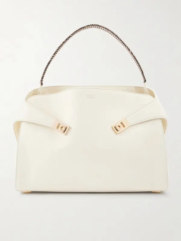 FERRAGAMO Hug Medium Leather Tote