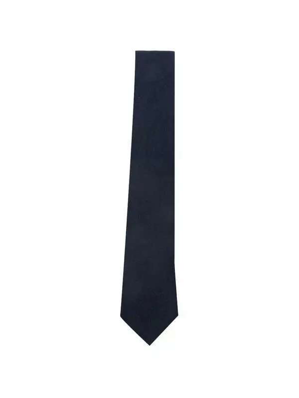 Canali Textured Tie - Blue