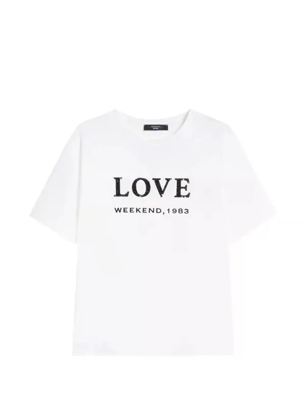 Max Mara Graphic-print T-shirt - White