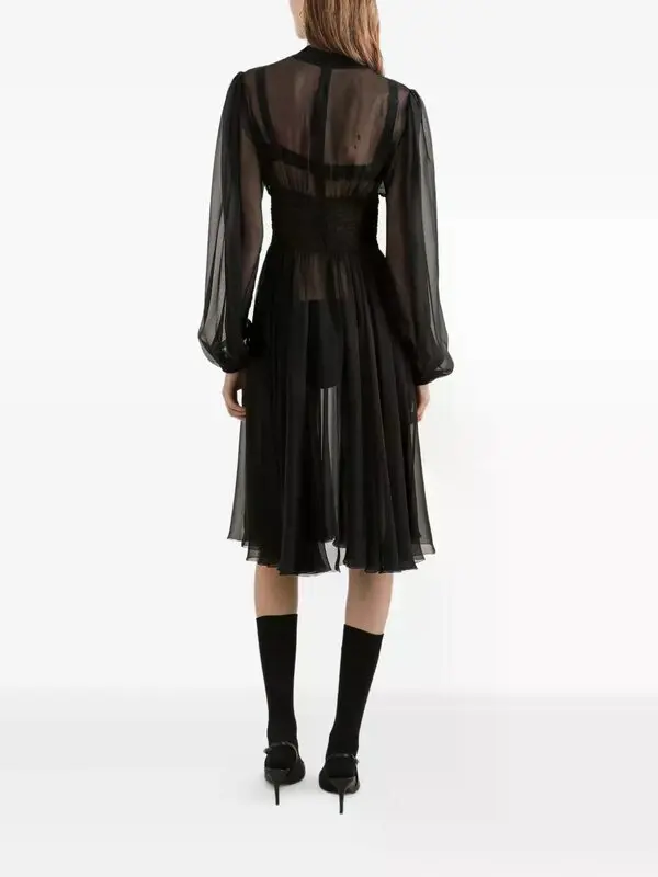Dolce & Gabbana V-neck Midi Dress