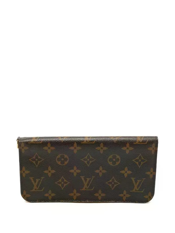 LOUIS VUITTON 2012 X Yayoi Kusama Monogram Canvas Zip Wallet - Brown