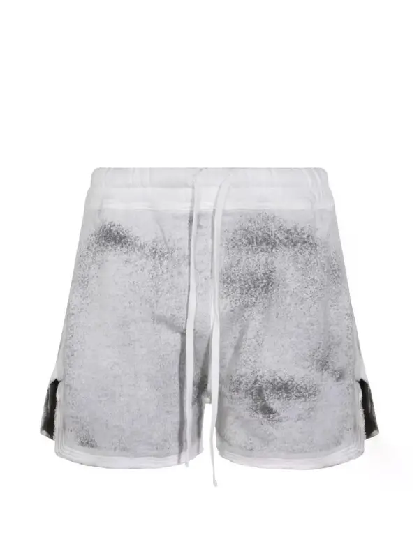 THOM KROM Drawstring Split Shorts