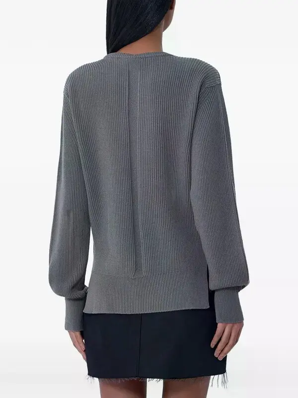Rick Owens Ribbed Crewneck Sweater