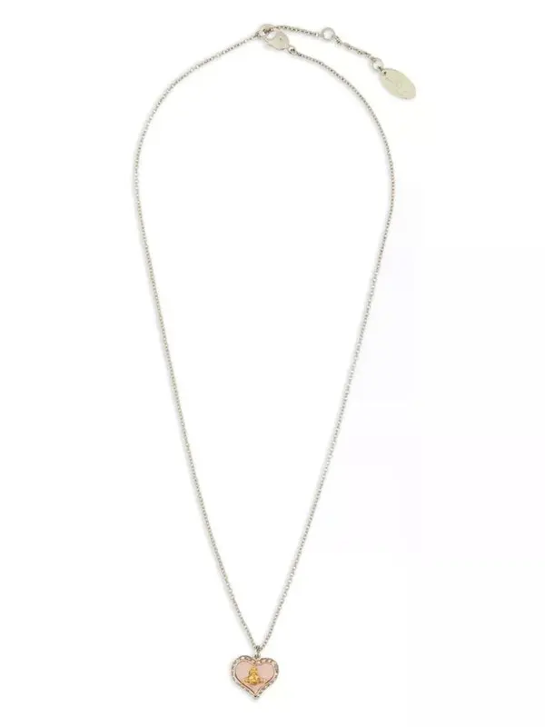 VIVIENNE WESTWOOD Heart Pendant Necklace - Silver