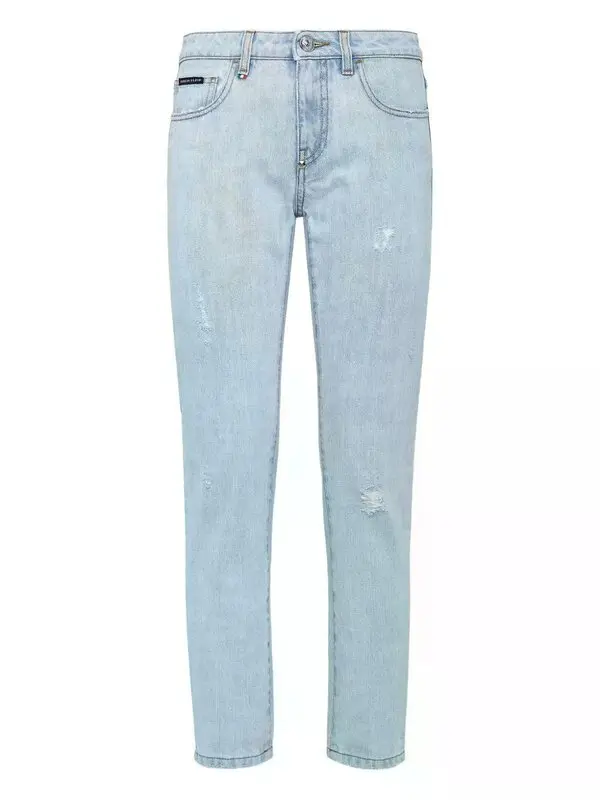 Philipp Plein Distressed Boyfriend Jeans