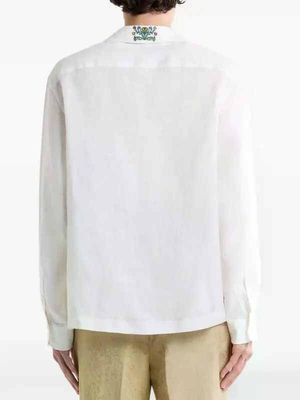 Etro Embroidered-collar Shirt