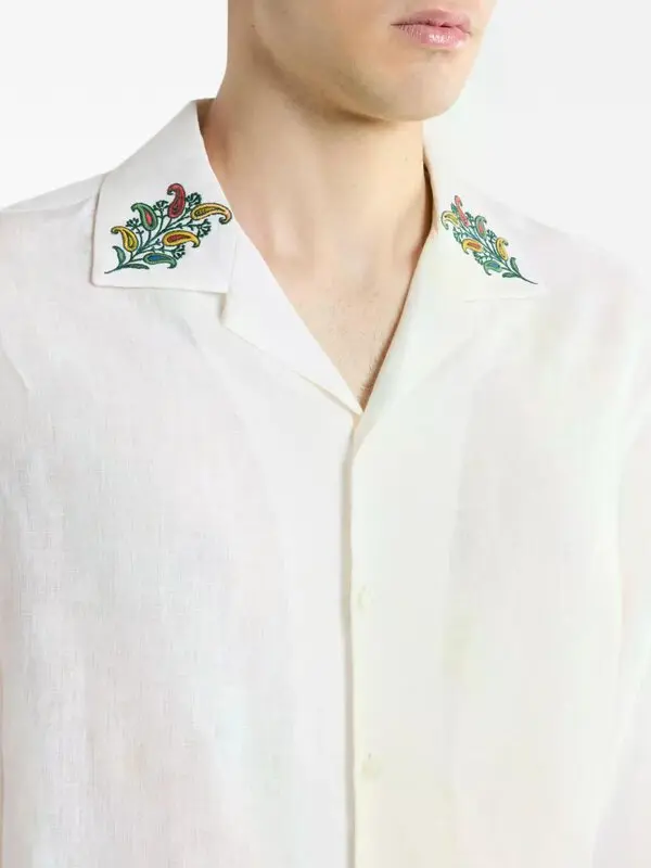 Etro Embroidered-collar Shirt