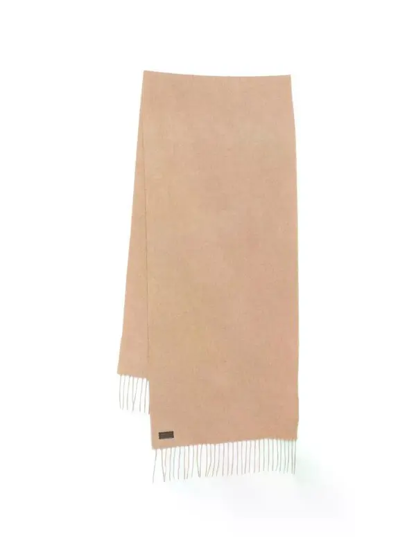 Canali Fringed Scarf - Neutrals