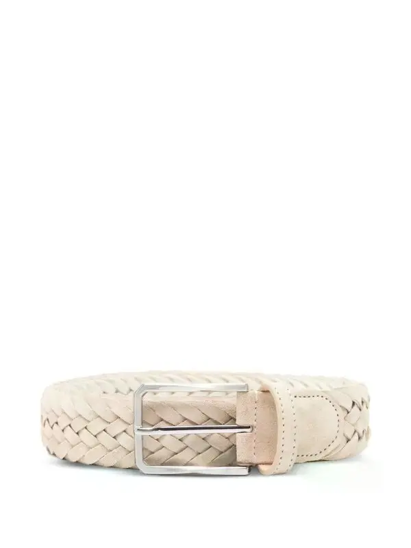 Canali Braided Belt - Neutrals