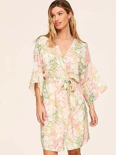 Victoria's Secret Adore Me Desirae Robe - Print