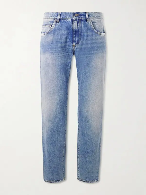 Dolce & Gabbana Straight-leg Denim Jeans
