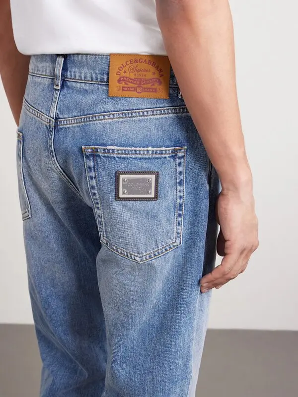 Dolce & Gabbana Straight-leg Denim Jeans