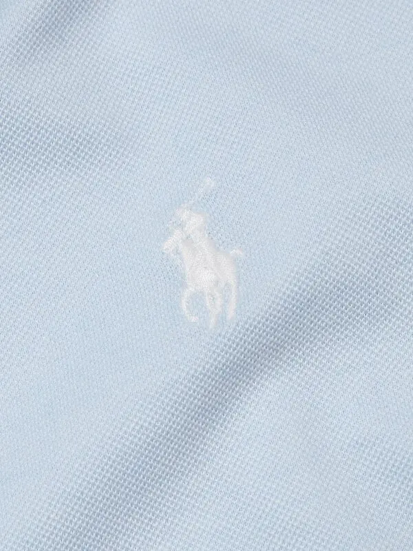 Polo Ralph Lauren Open-collar Logo-embroidered Cotton-piqué Polo Shirt