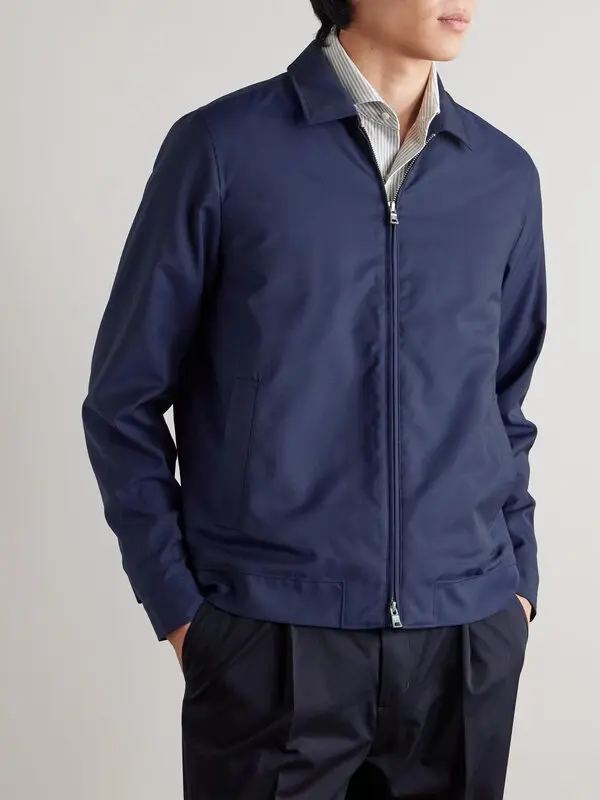 Peter Millar Excursionist Lite Wool Jacket - Blue