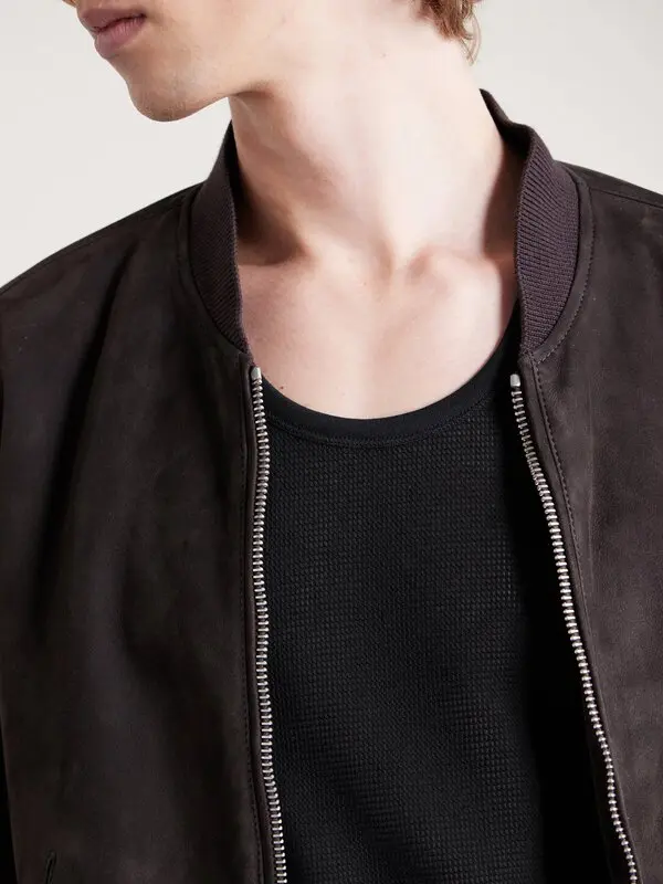 TOM FORD Open-knit Cotton Tank Top - Black