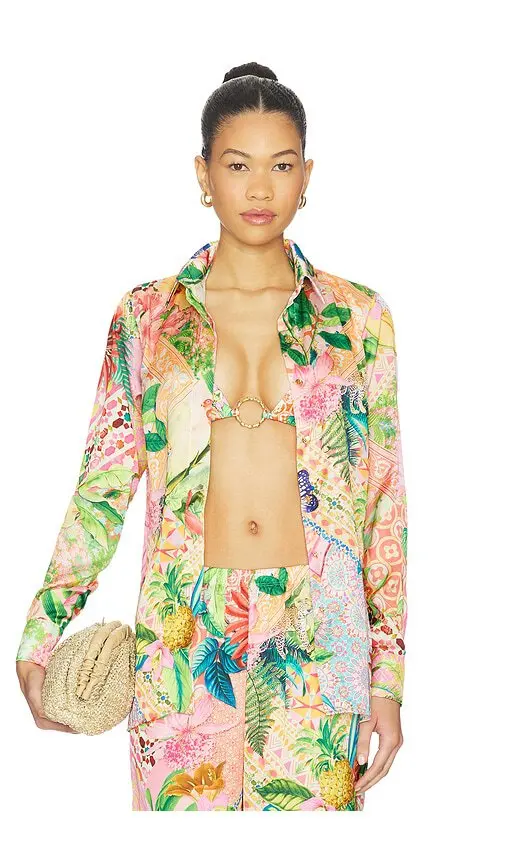 Luli Fama Printed Blouse